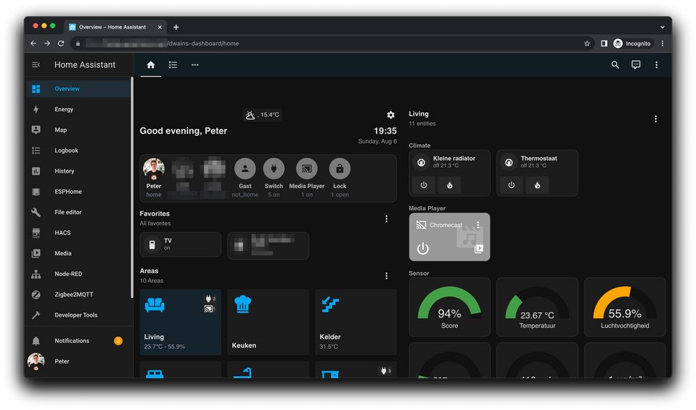 Auto-generated Home Assistant dashboards